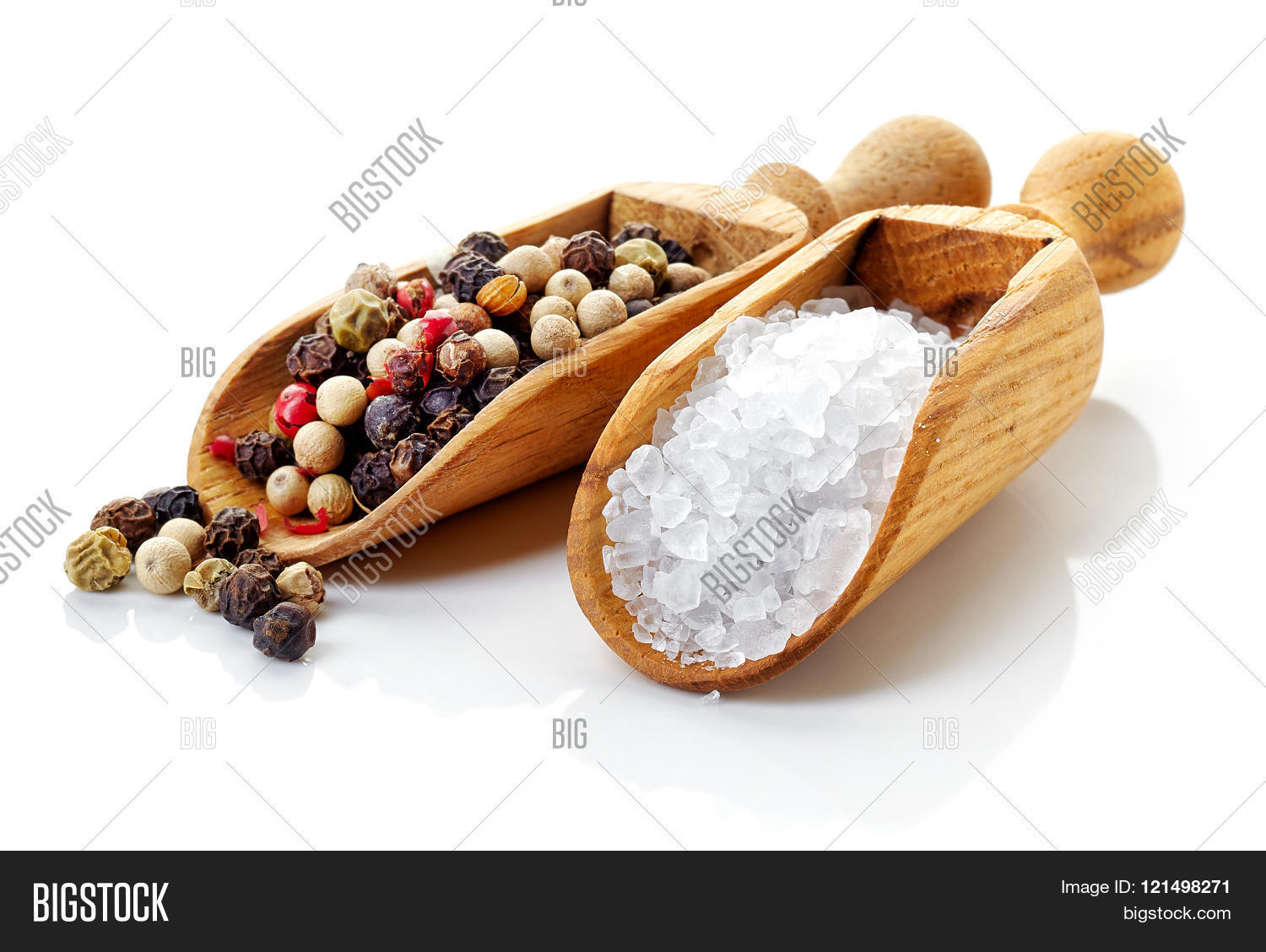 Salt Pepper On White Image & Photo (Free Trial) | Bigstock
