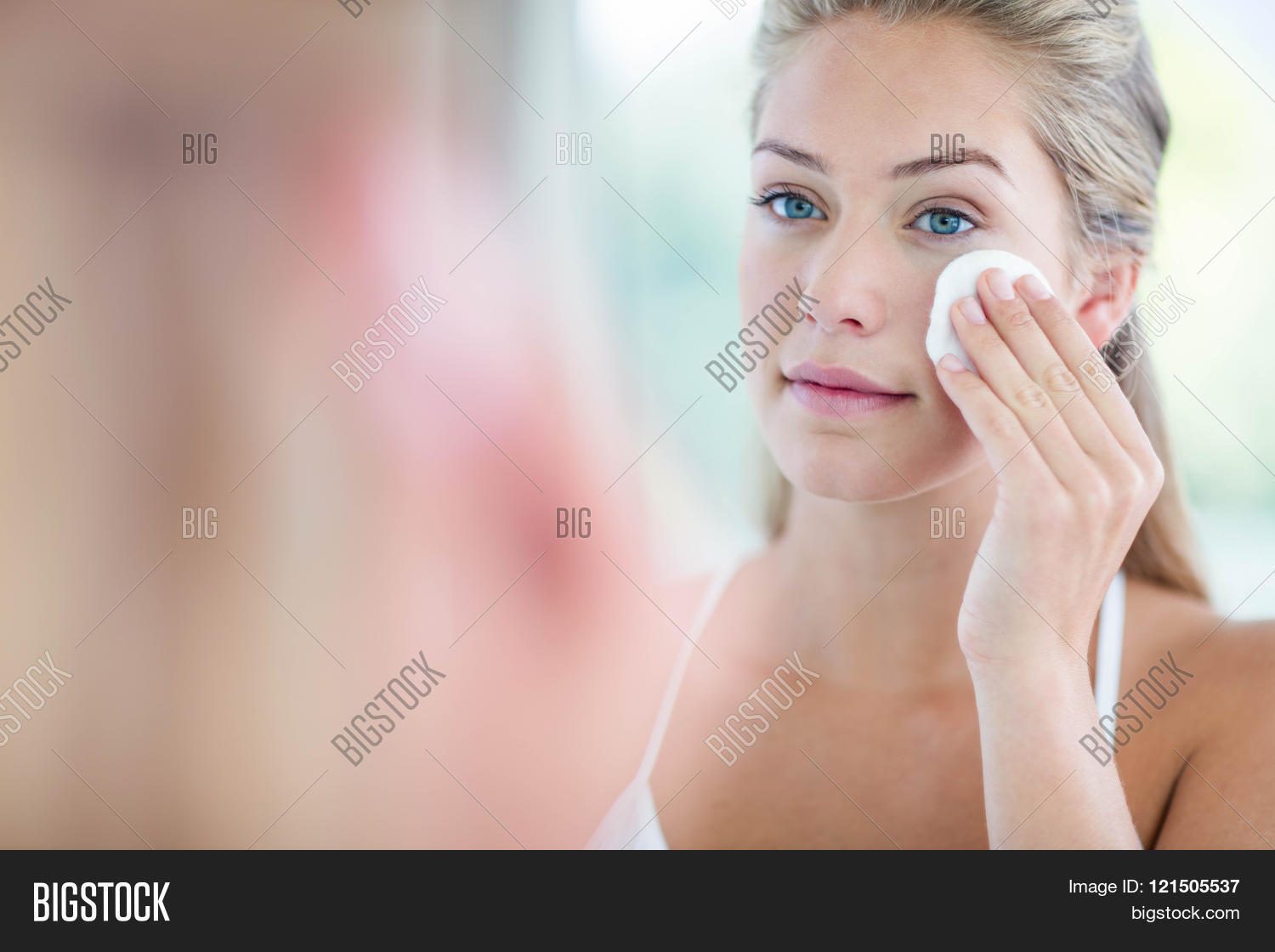 Woman Wiping Her Face Image & Photo (Free Trial) | Bigstock