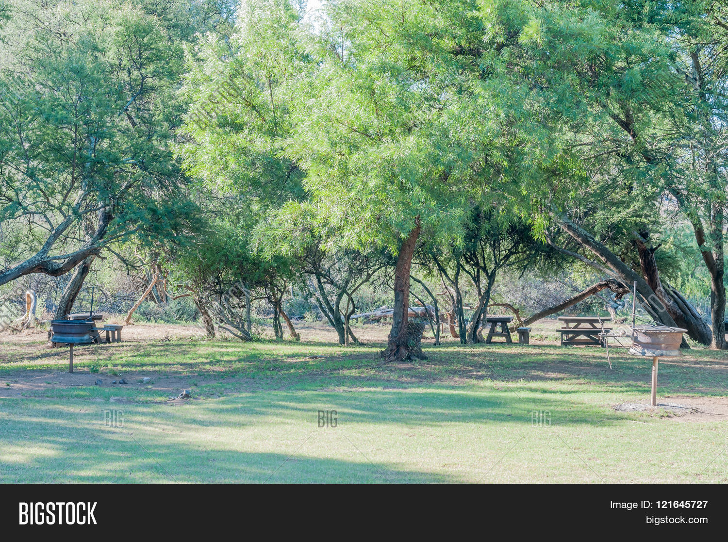 Picnic Area Mountain Image & Photo (Free Trial) | Bigstock