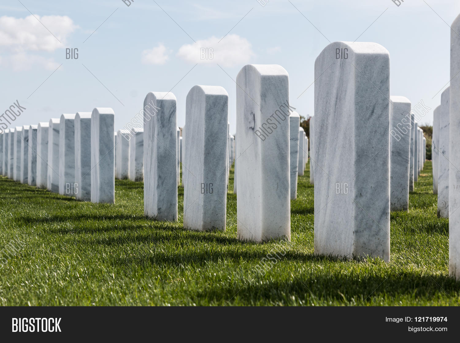 Rows Headstones Image & Photo (Free Trial) | Bigstock