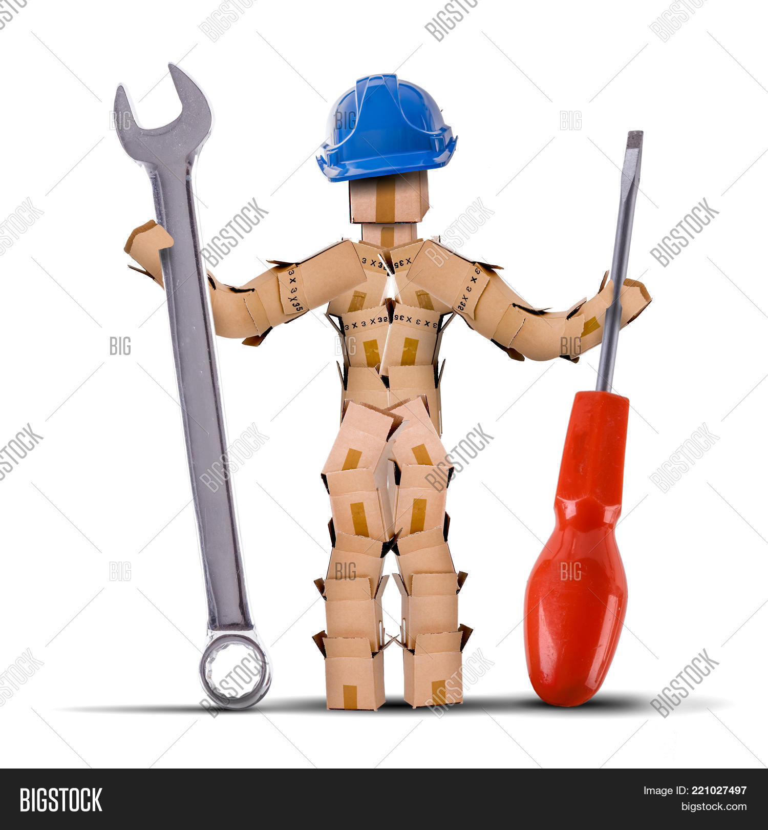 Box Character Digital Image & Photo (Free Trial) | Bigstock