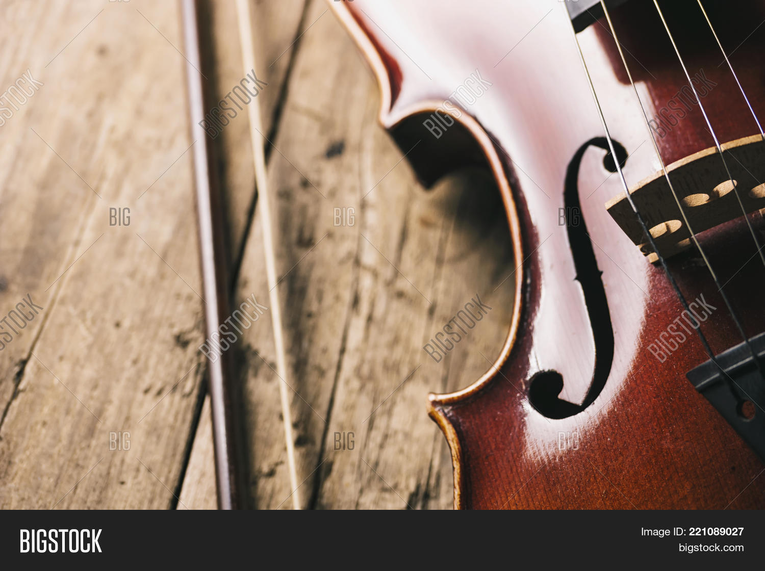 Old Violin Bow On Image & Photo (Free Trial) | Bigstock