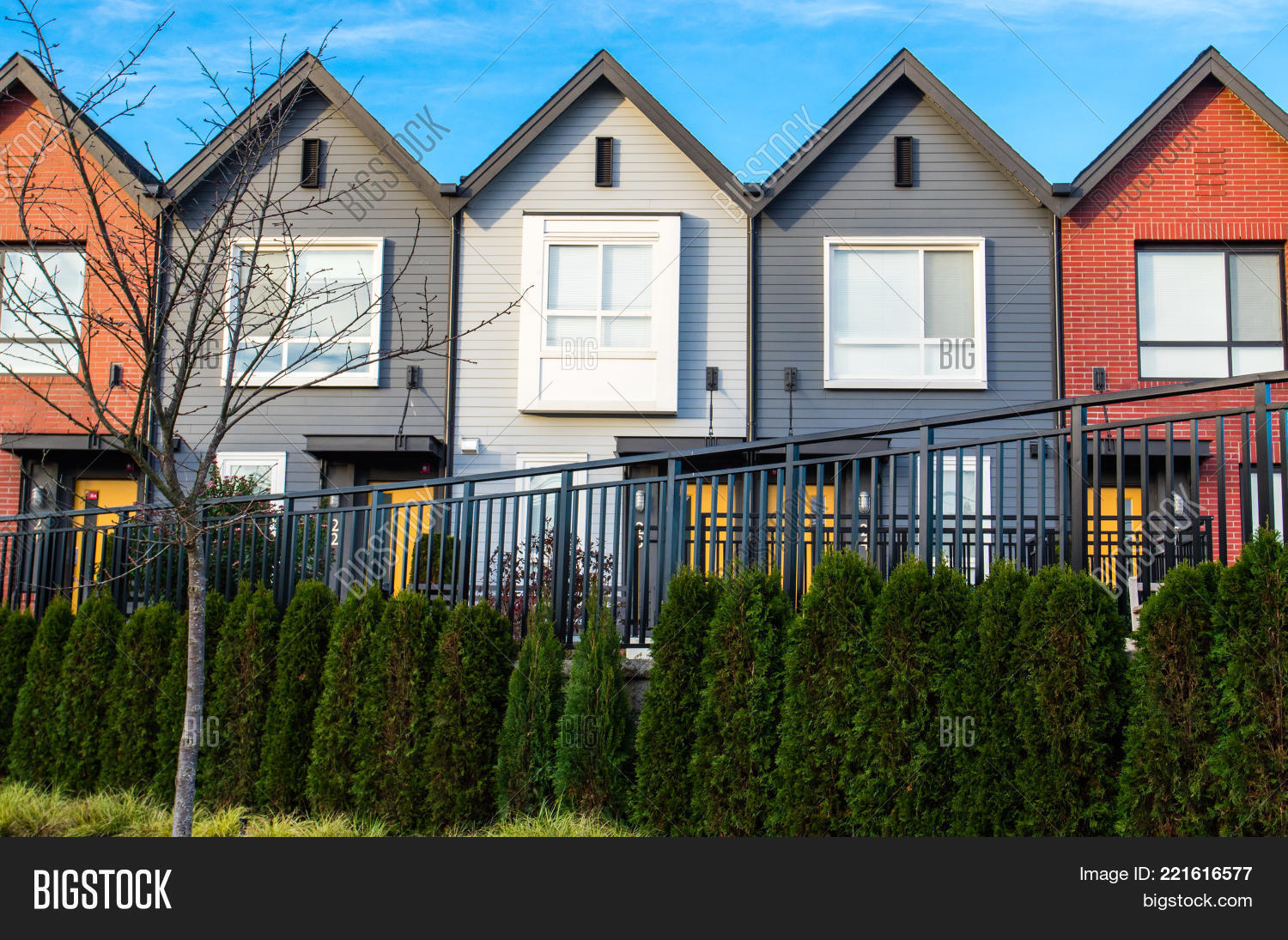 Beautifull Townhomes Image & Photo (Free Trial) | Bigstock