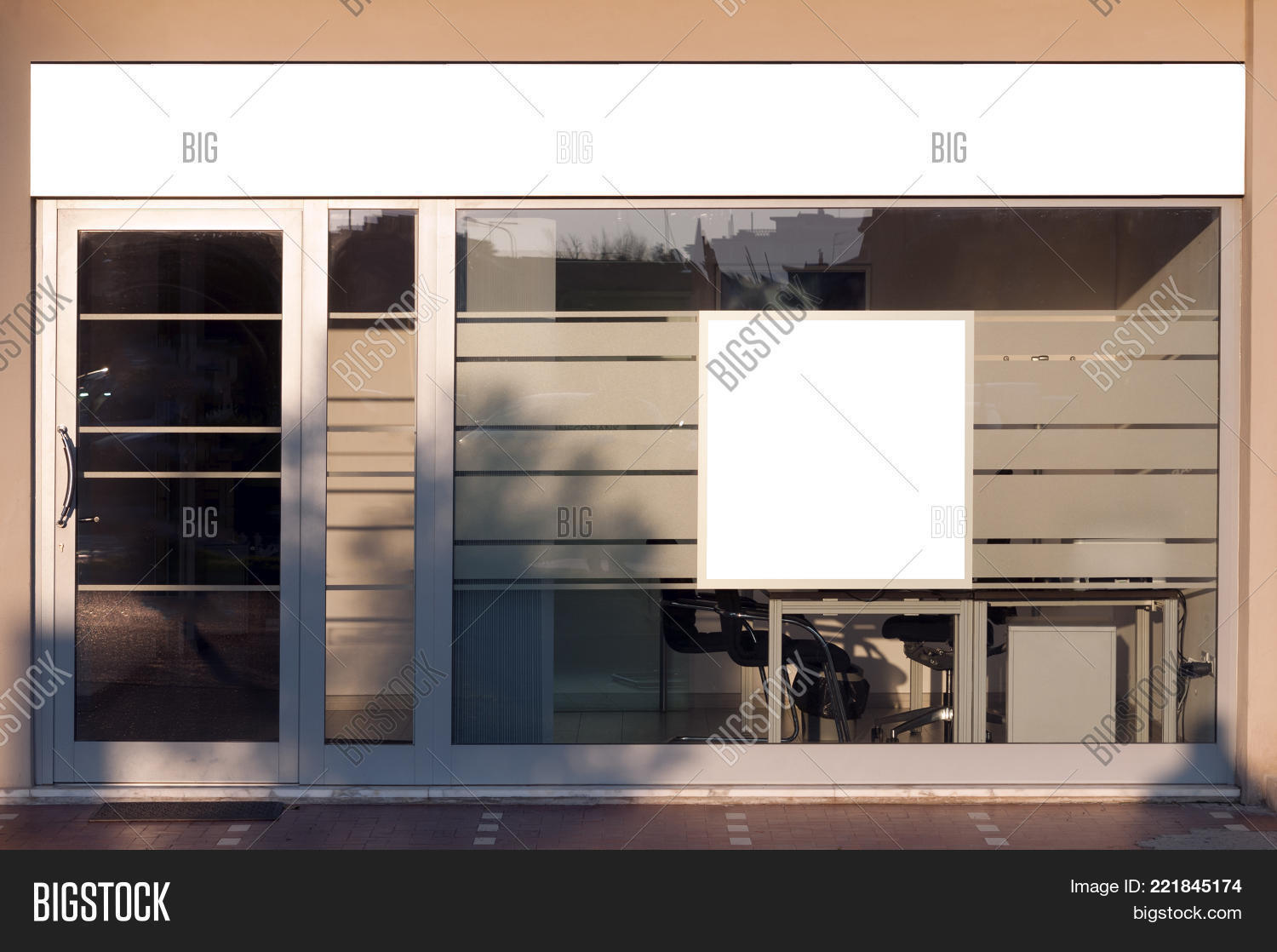 Store Front Blank Image & Photo (Free Trial) | Bigstock