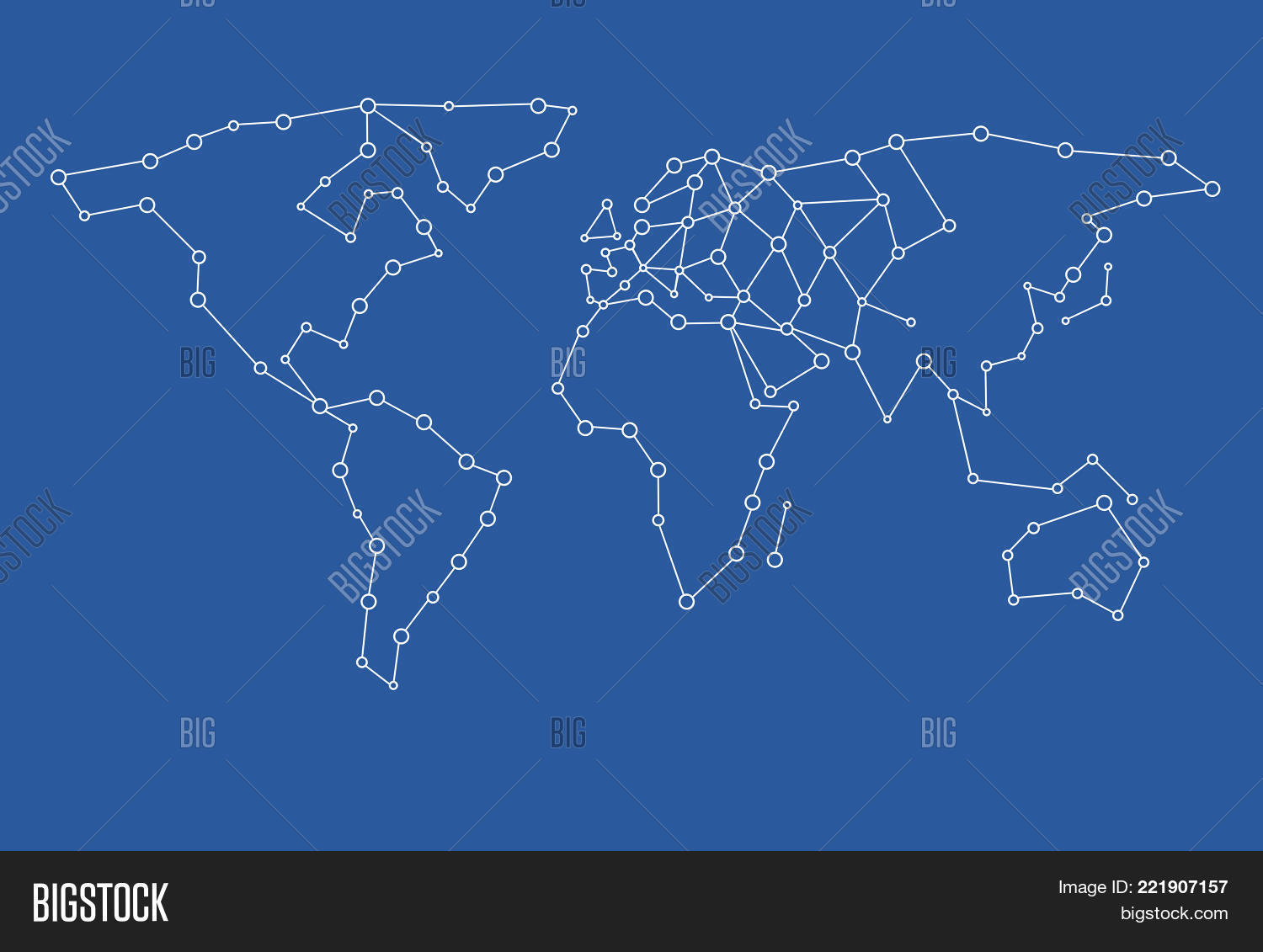Blank Empty World Map Image & Photo (Free Trial) | Bigstock