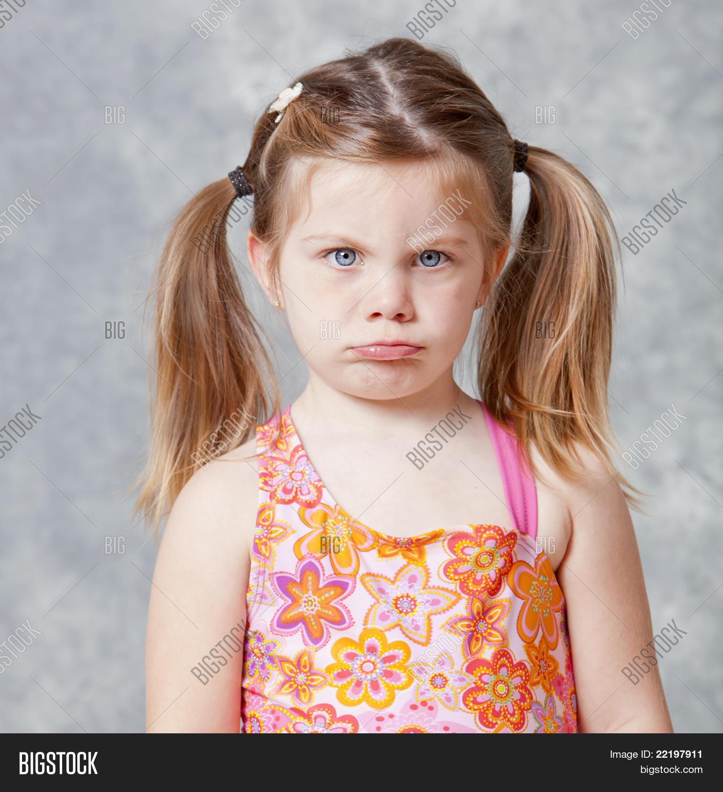 Little Girl Pout Image & Photo (Free Trial) | Bigstock