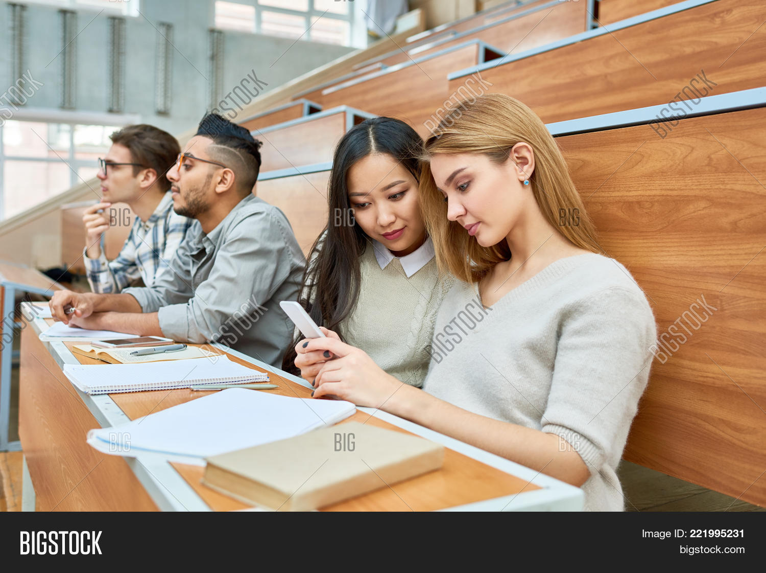 Modern College Classroom