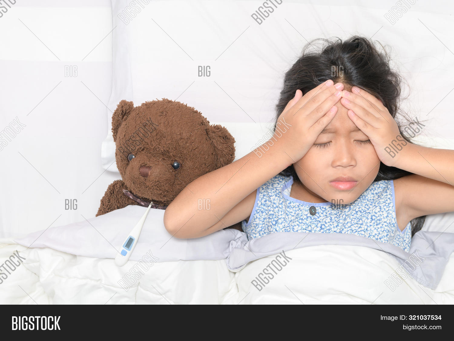 Sick Child. Asian Image & Photo (Free Trial) | Bigstock