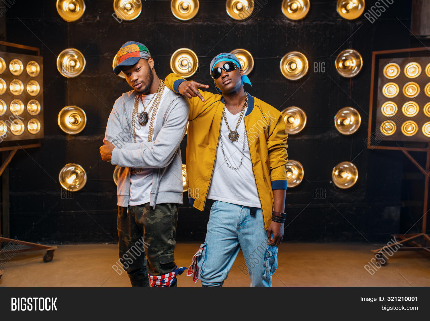 Two Black Rappers Caps Image & Photo (Free Trial) | Bigstock