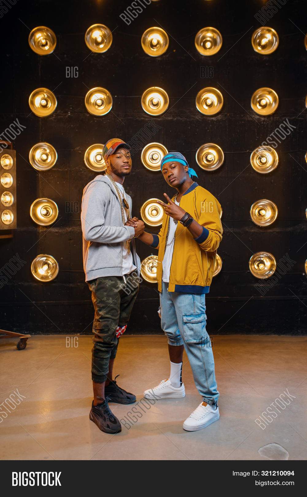 Two Black Rappers Caps Image & Photo (Free Trial) | Bigstock