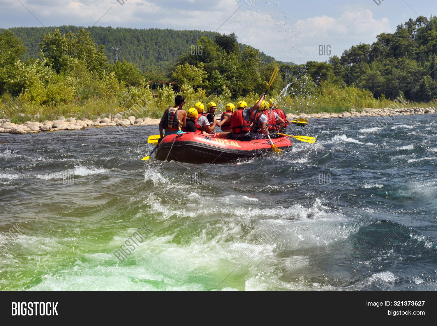 Rafting, Group Young Image & Photo (Free Trial) | Bigstock
