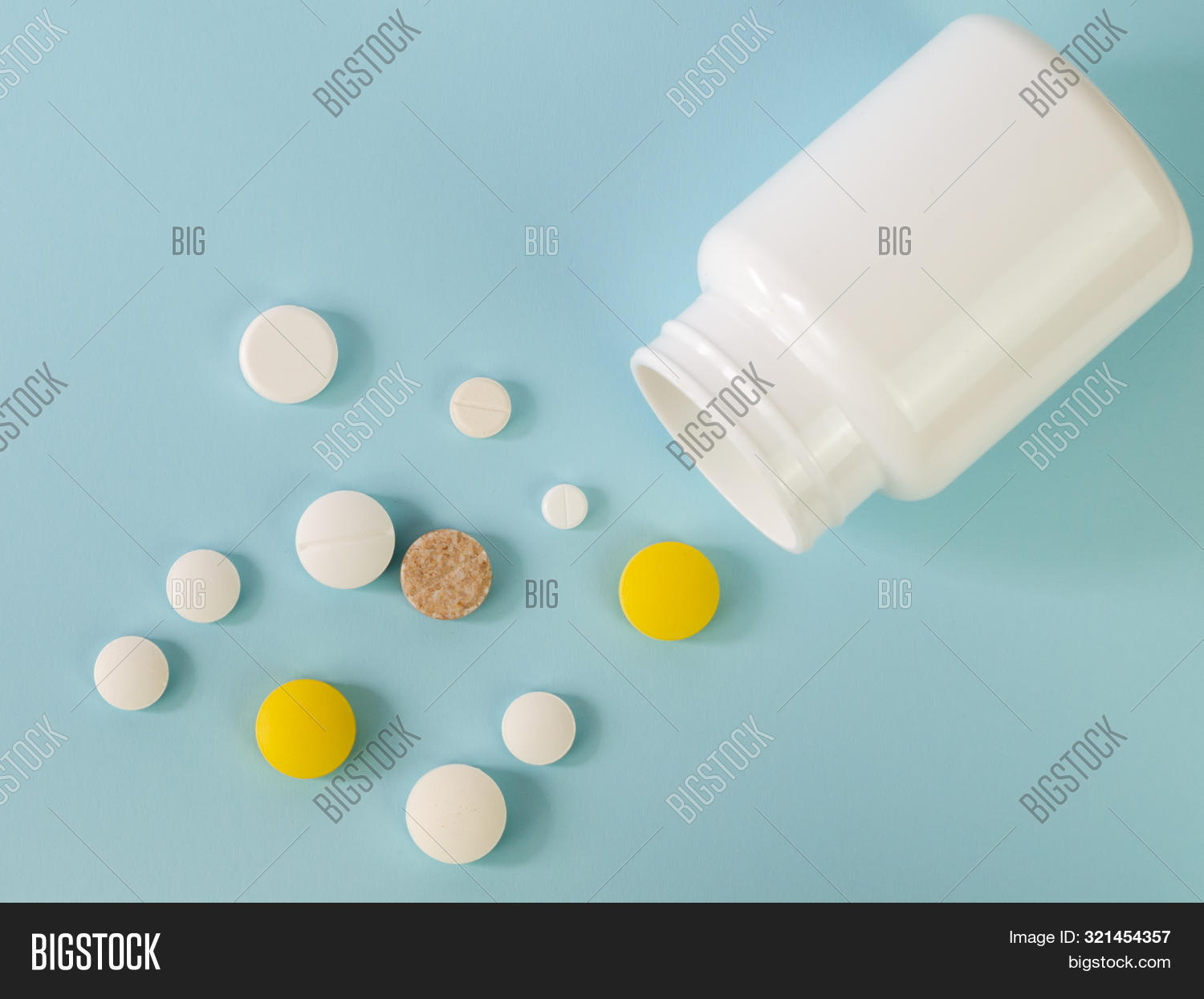 Several Tablets Fall Image & Photo (Free Trial) | Bigstock
