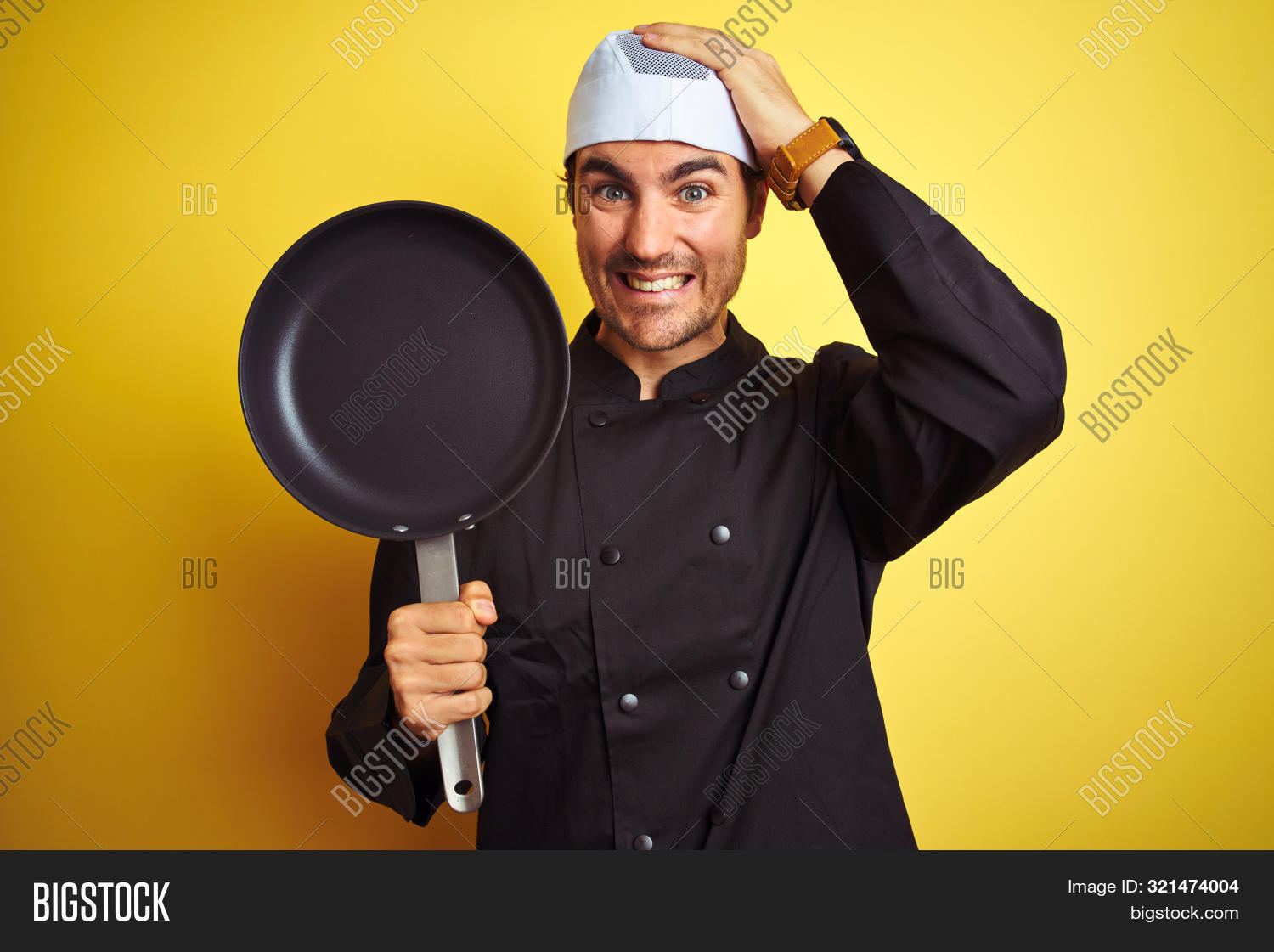 Young Chef Man Wearing Image & Photo (Free Trial) | Bigstock