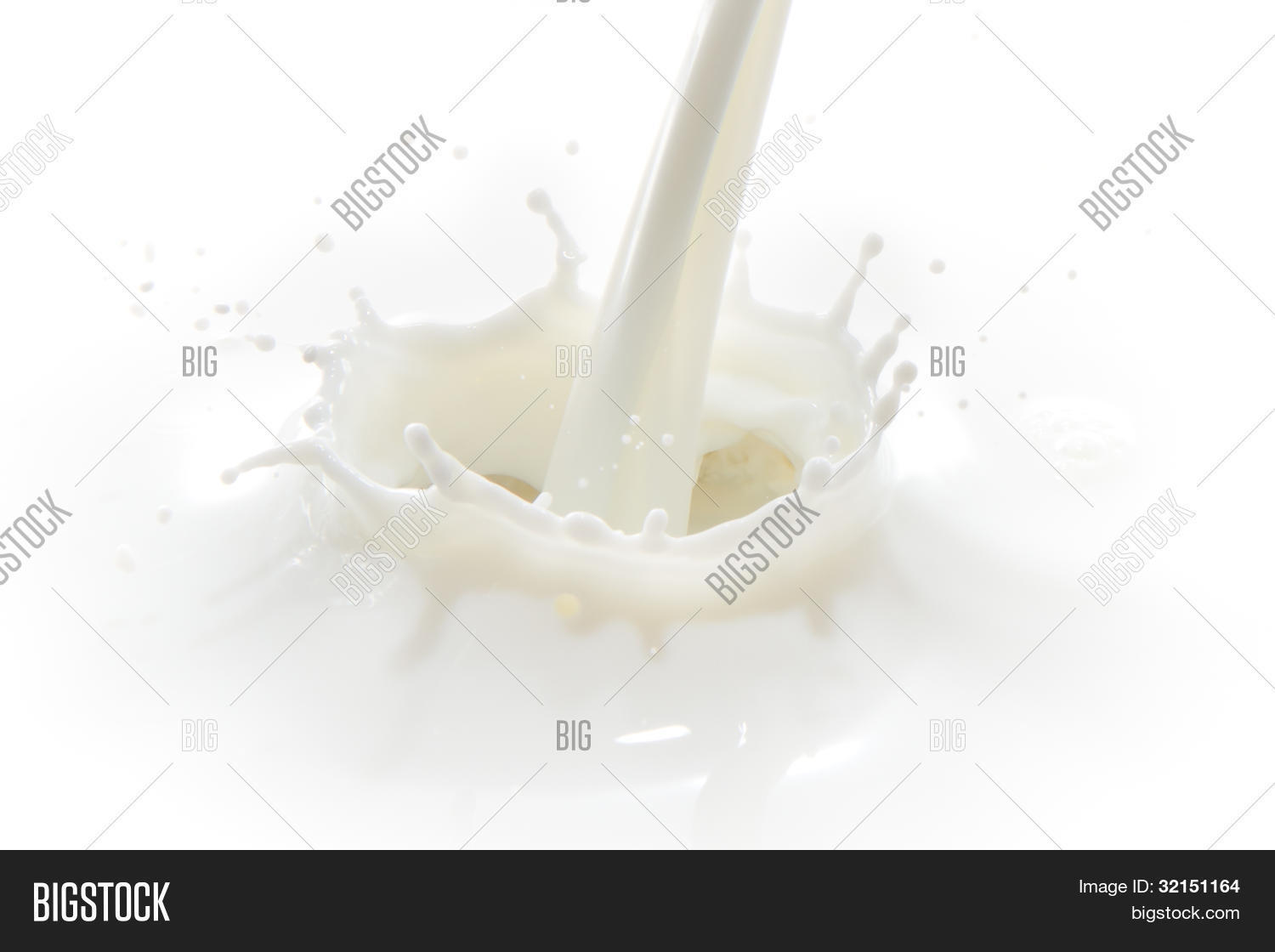 Pouring Milk Splash Image & Photo (Free Trial) | Bigstock