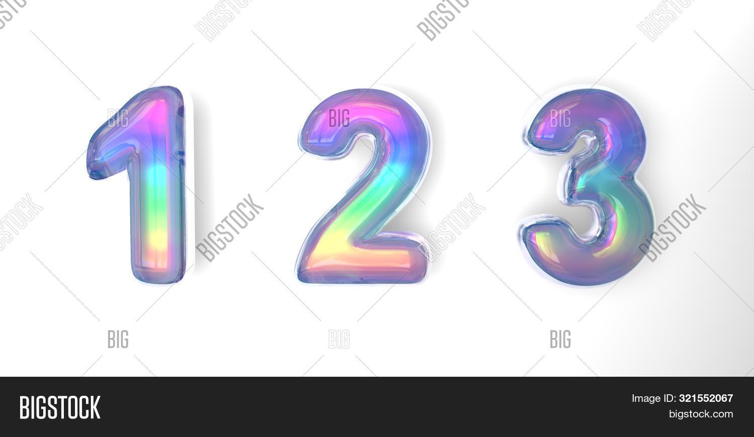 3d Text Letter 123 Image & Photo (Free Trial) | Bigstock