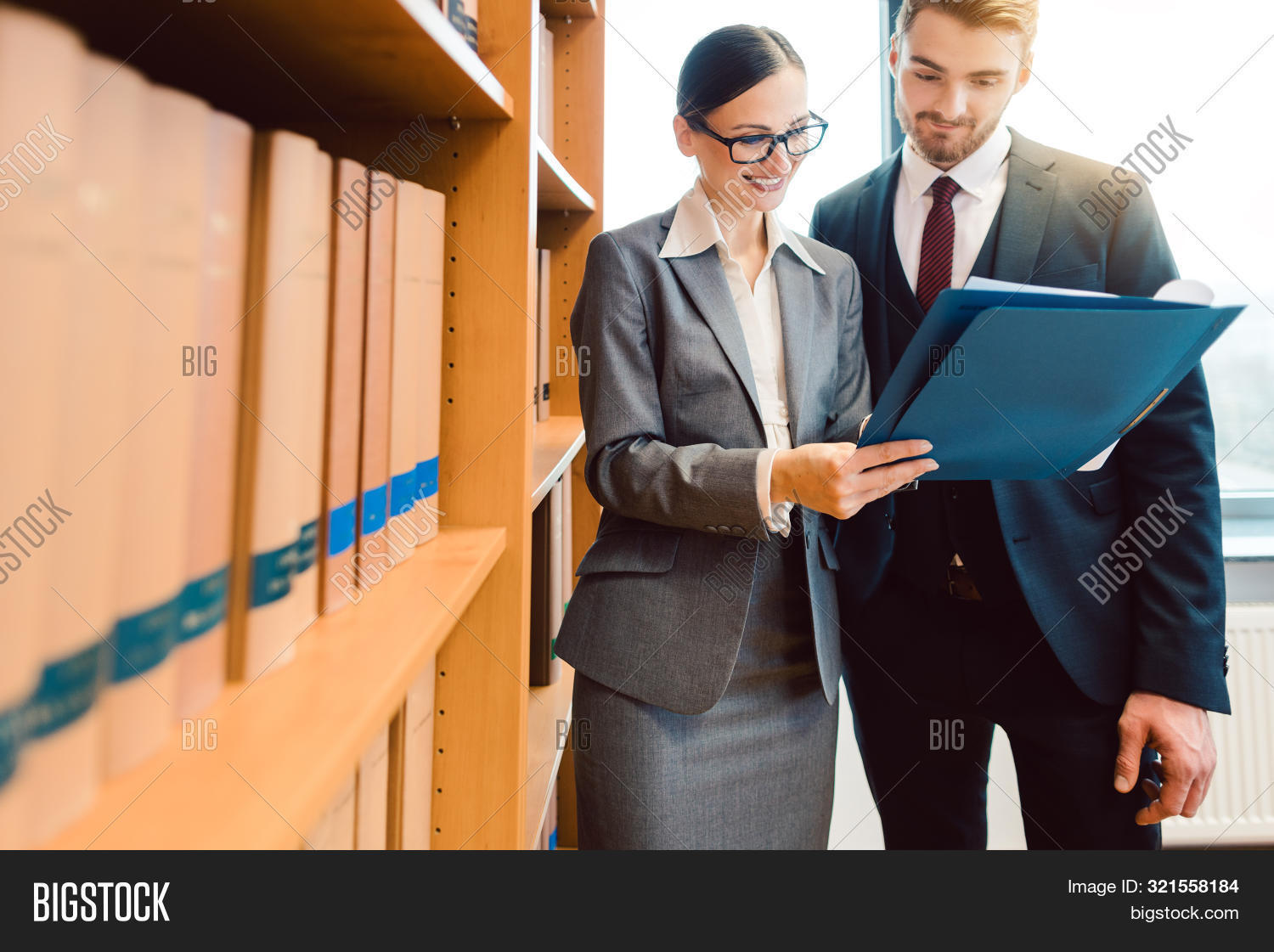 Two Lawyers Library Image & Photo (Free Trial) | Bigstock
