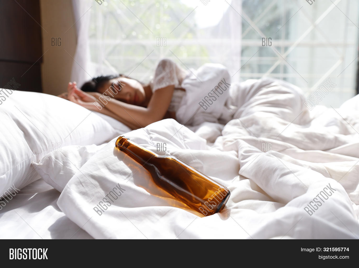 Drunken Asian Woman Image And Photo Free Trial Bigstock