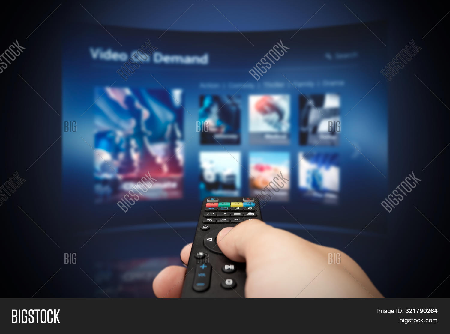 Vod Service Screen Image & Photo (Free Trial) | Bigstock