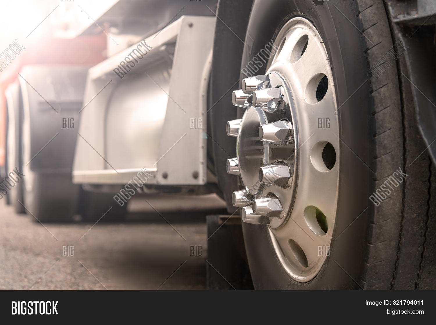 Truck Driving On Road Image & Photo (Free Trial) | Bigstock