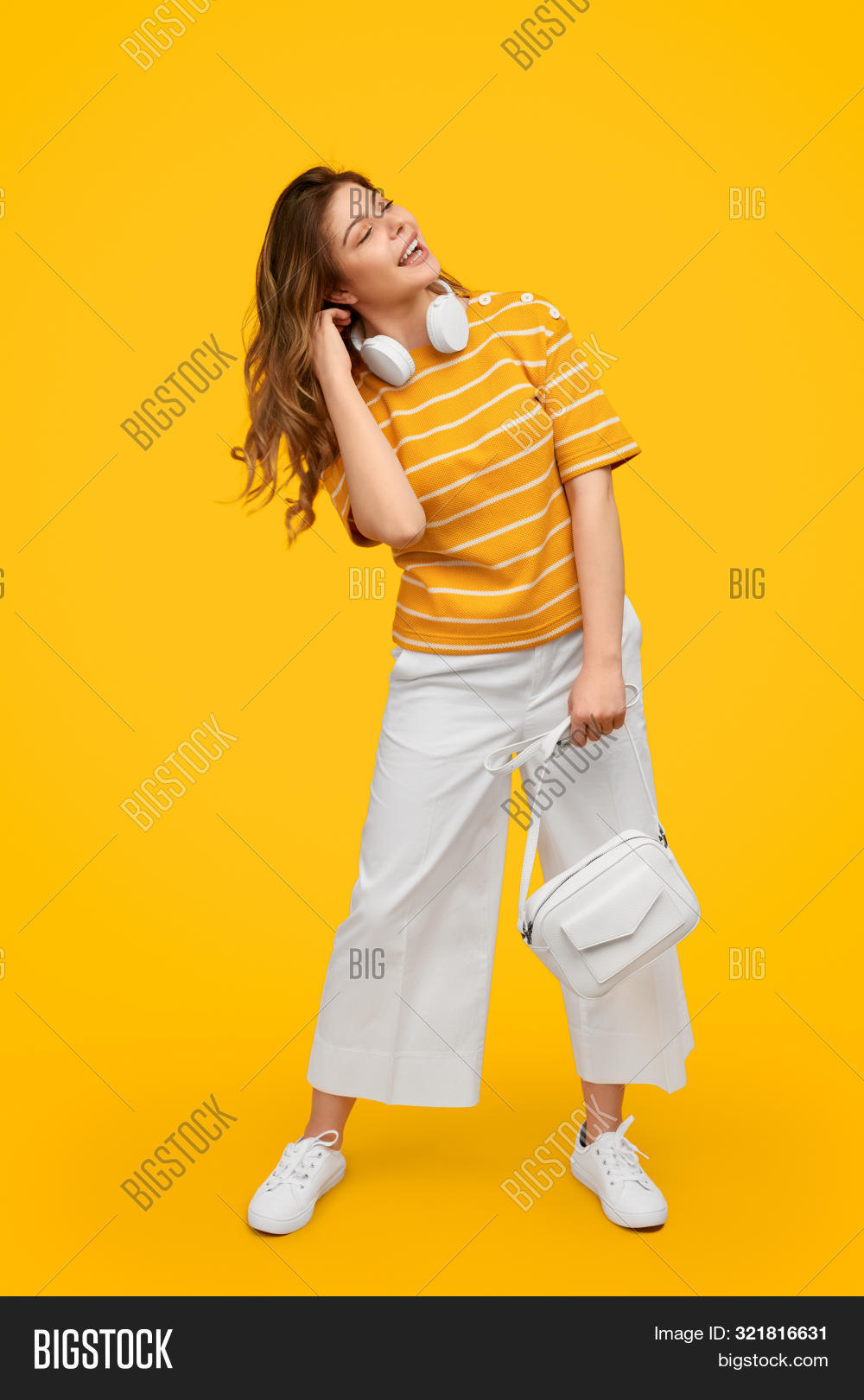Full Body Excited Lady Image & Photo (Free Trial) | Bigstock