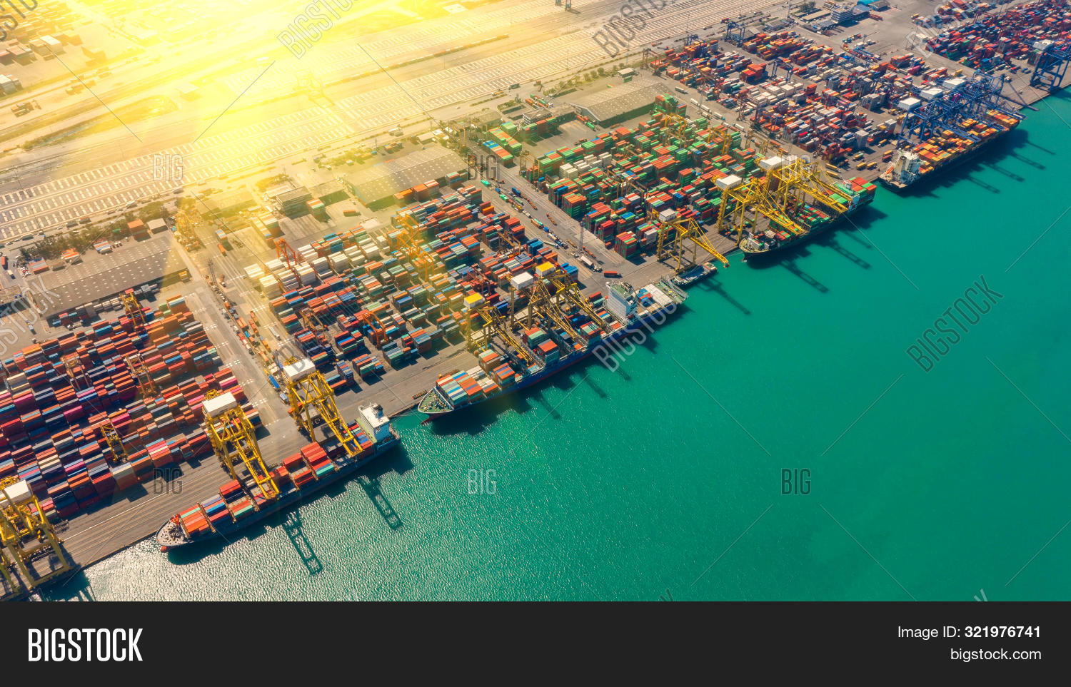 Container Ship Export Image & Photo (Free Trial) | Bigstock