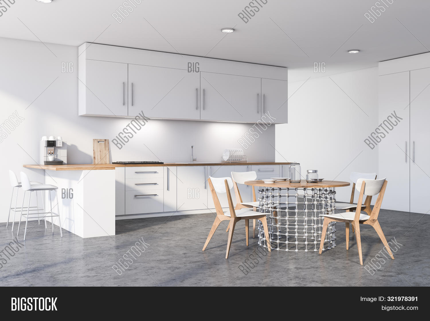 White Kitchen Corner Image & Photo (Free Trial) | Bigstock