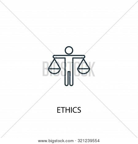 Ethics Concept Line Vector & Photo (Free Trial) | Bigstock