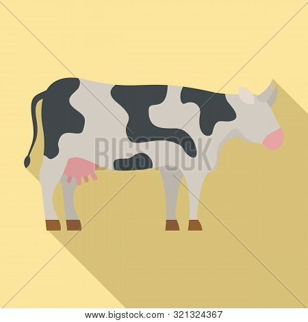 Diary Cow Icon. Flat Vector & Photo (Free Trial) | Bigstock