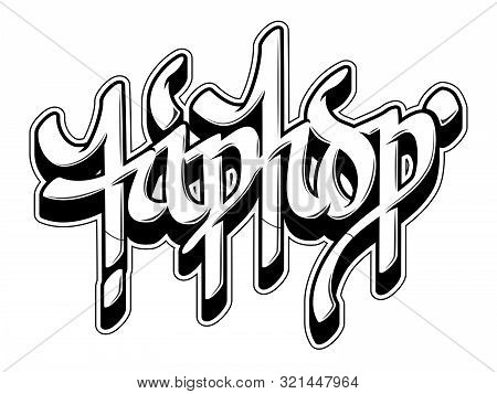 Hip-hop Word Graffiti Vector & Photo (Free Trial) | Bigstock