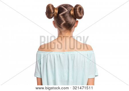 Rear View Teen Girl Image & Photo (Free Trial) | Bigstock