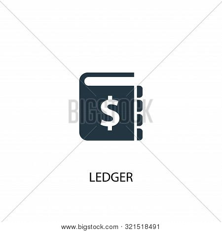 Ledger Icon. Simple Vector & Photo (Free Trial) | Bigstock