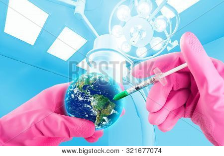Earth Taking Injection Image & Photo (Free Trial) | Bigstock