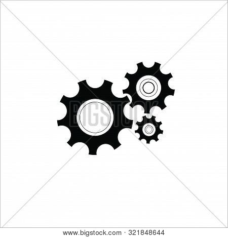 Mechanical Gears Icon Vector & Photo (Free Trial) | Bigstock
