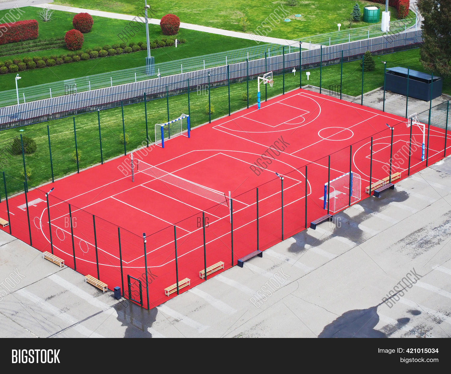 Fenced Ball Game Image & Photo (Free Trial) | Bigstock