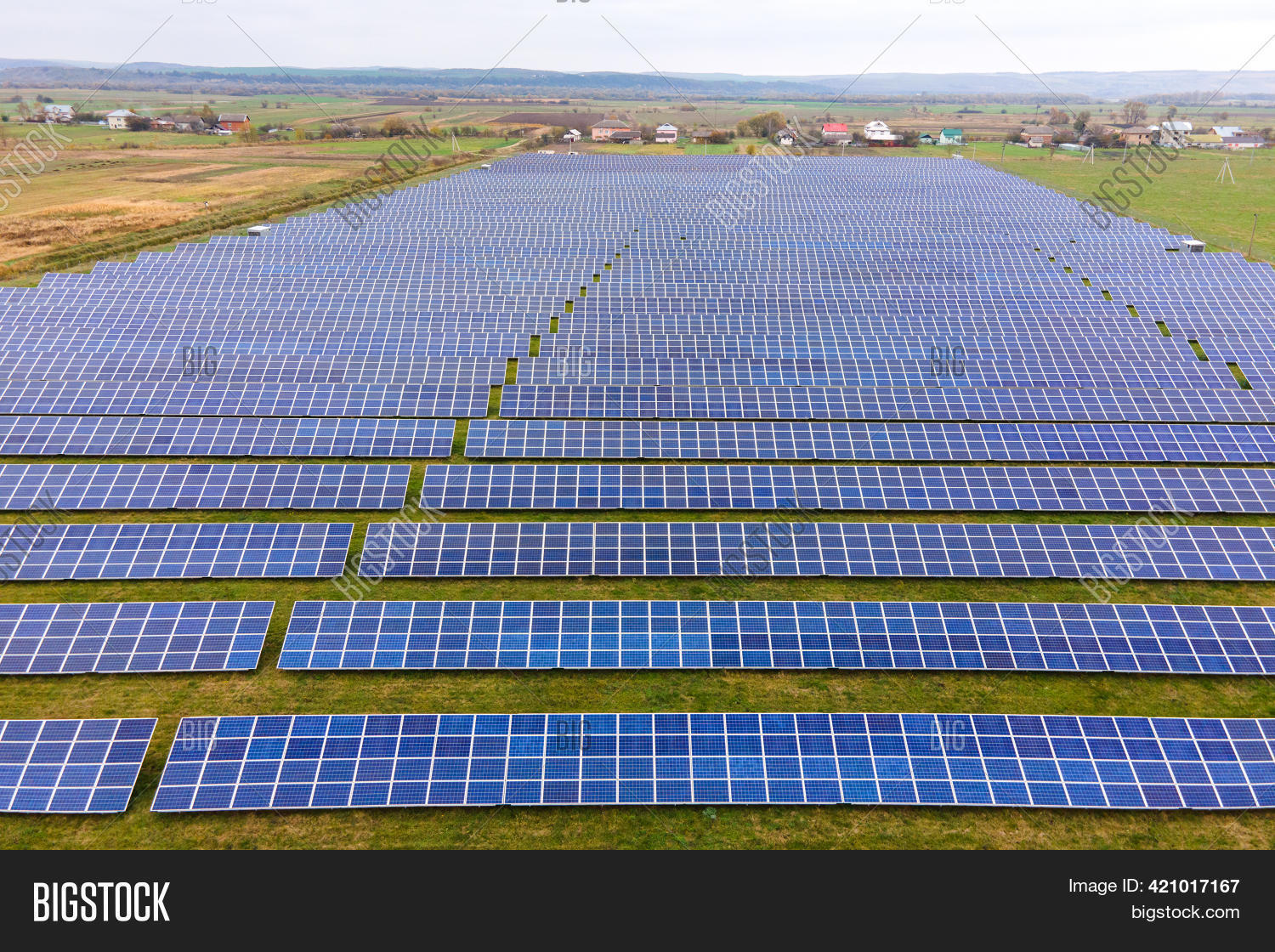 Aerial View Solar Image & Photo (Free Trial) | Bigstock