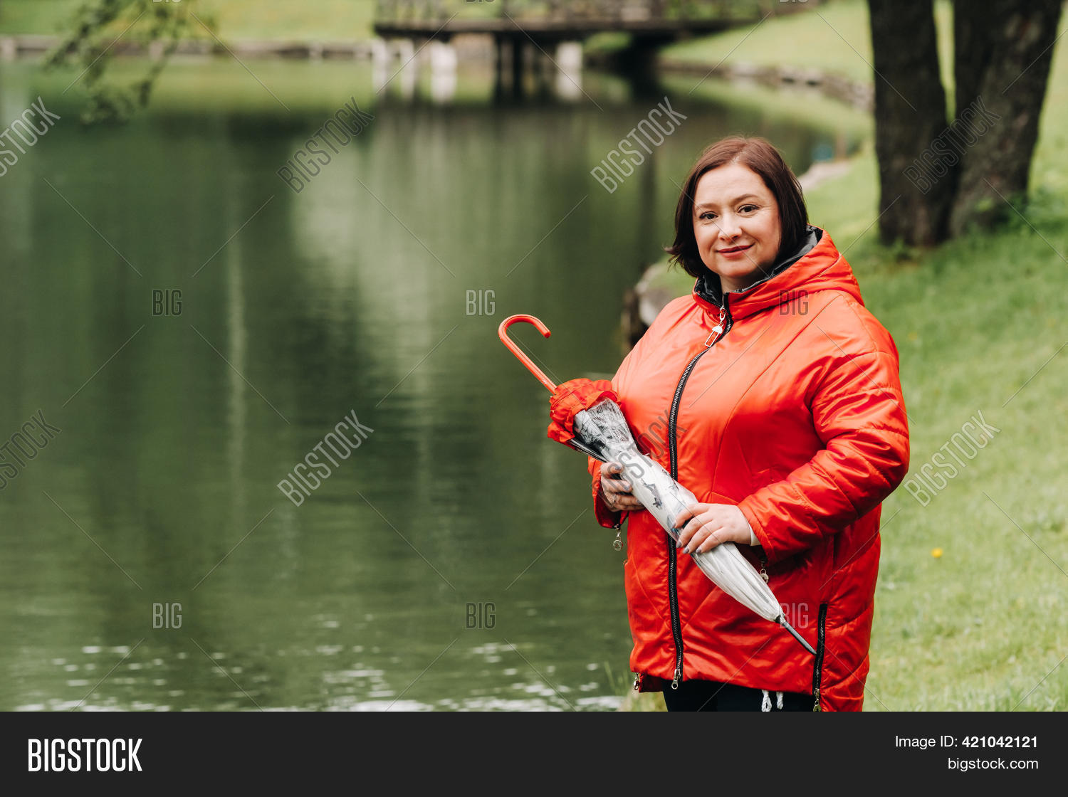 Woman Red Jacket Image & Photo (Free Trial) | Bigstock