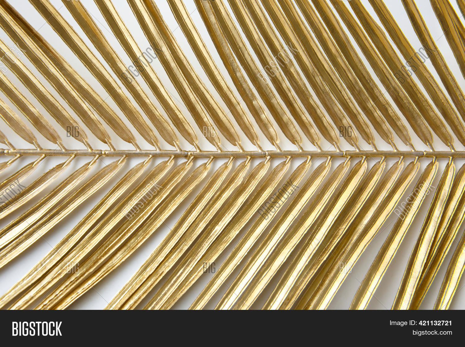 Gold Palm Leaf Image & Photo (Free Trial) | Bigstock