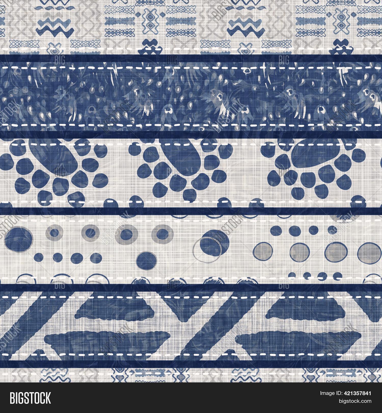 Denim Blue Patchwork Image & Photo (Free Trial) | Bigstock