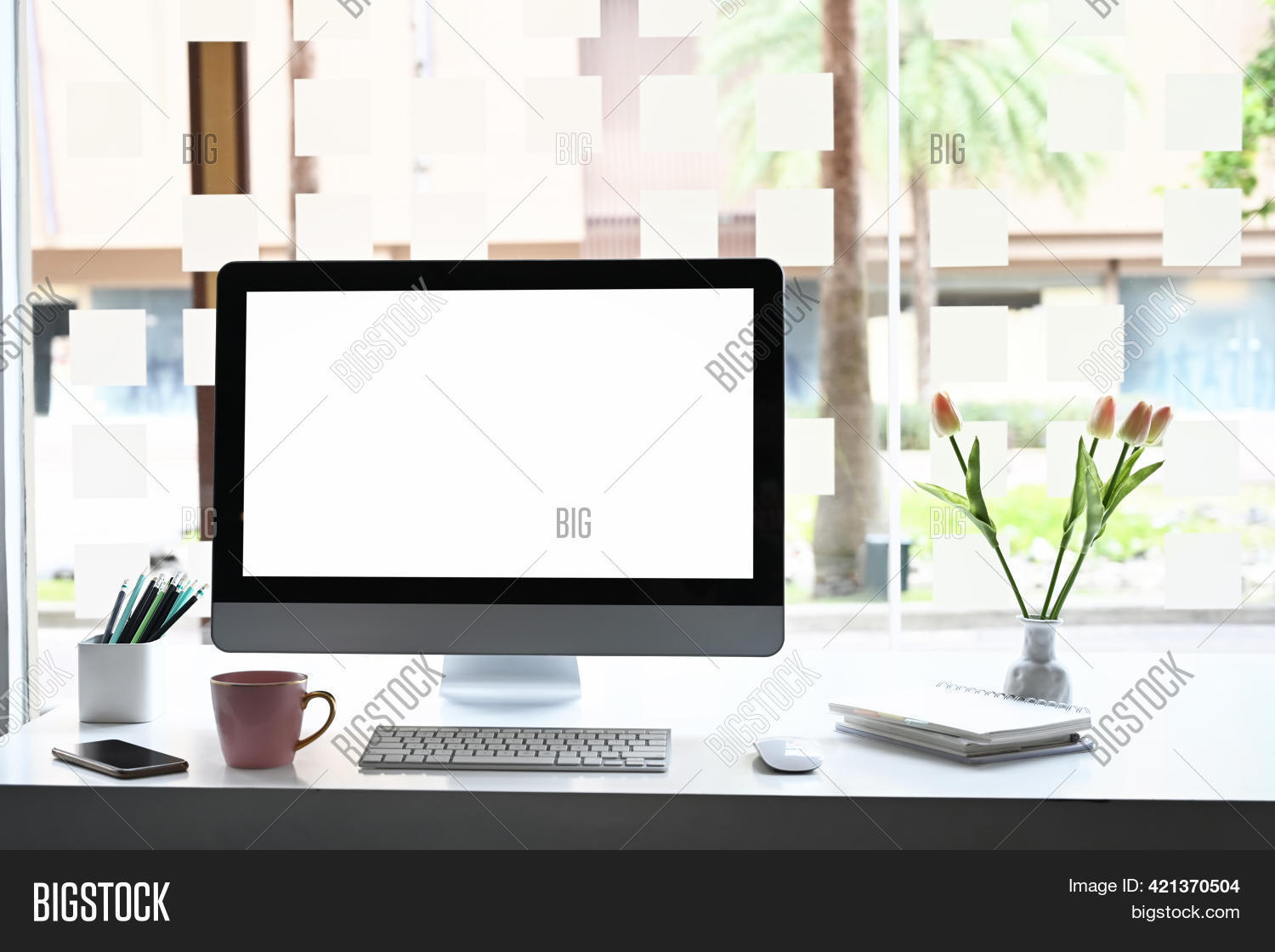 Workspace Computer Image & Photo (Free Trial) | Bigstock