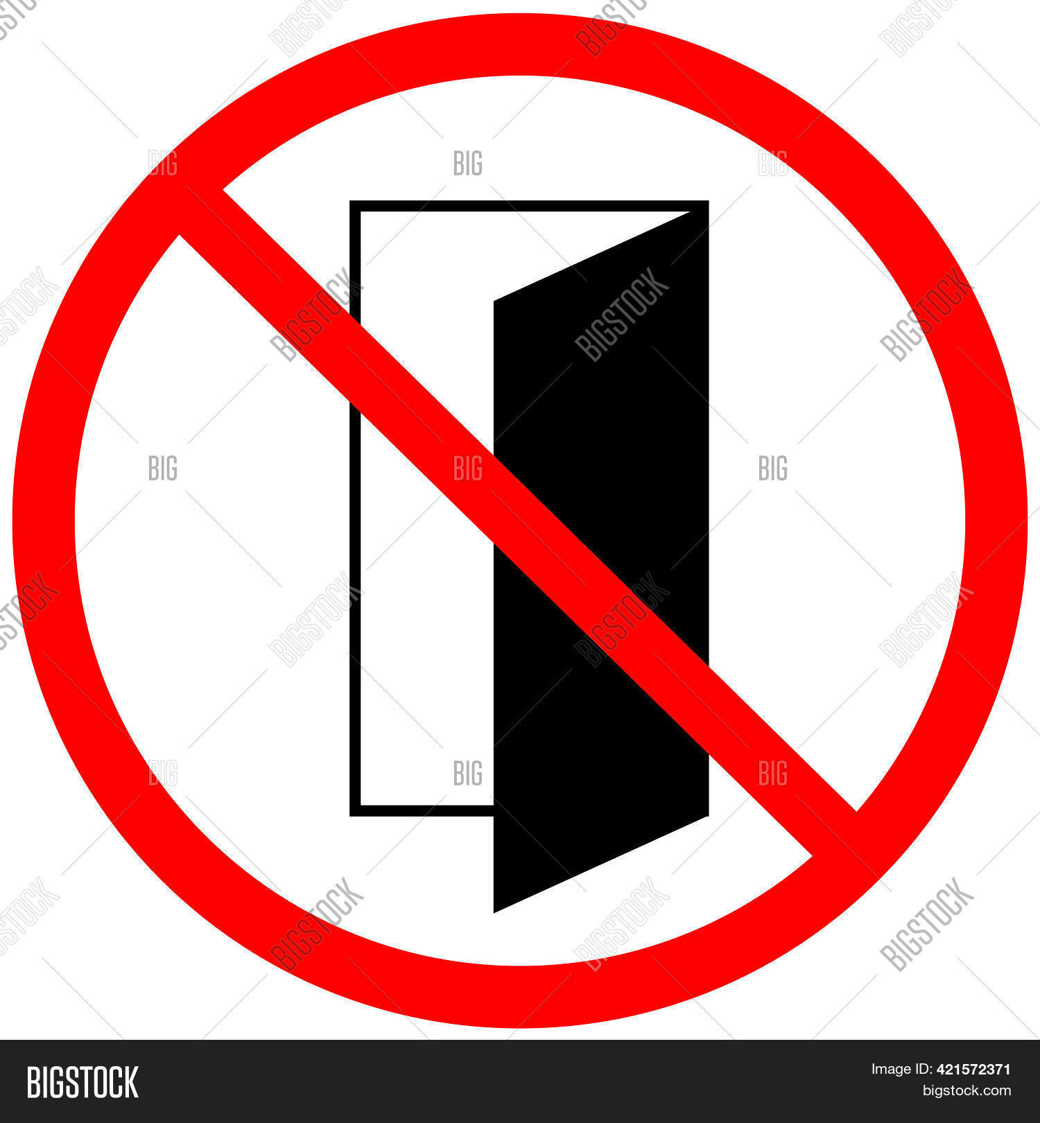 Do Not Close Door Sign Image & Photo (Free Trial) | Bigstock