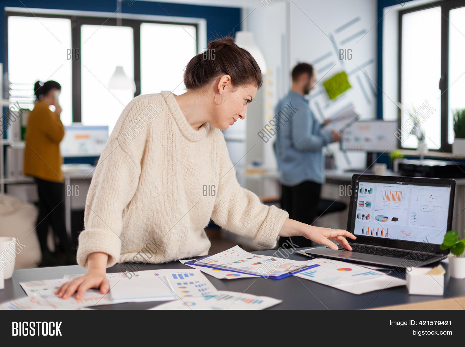 Busy Businesswoman Image & Photo (Free Trial) | Bigstock