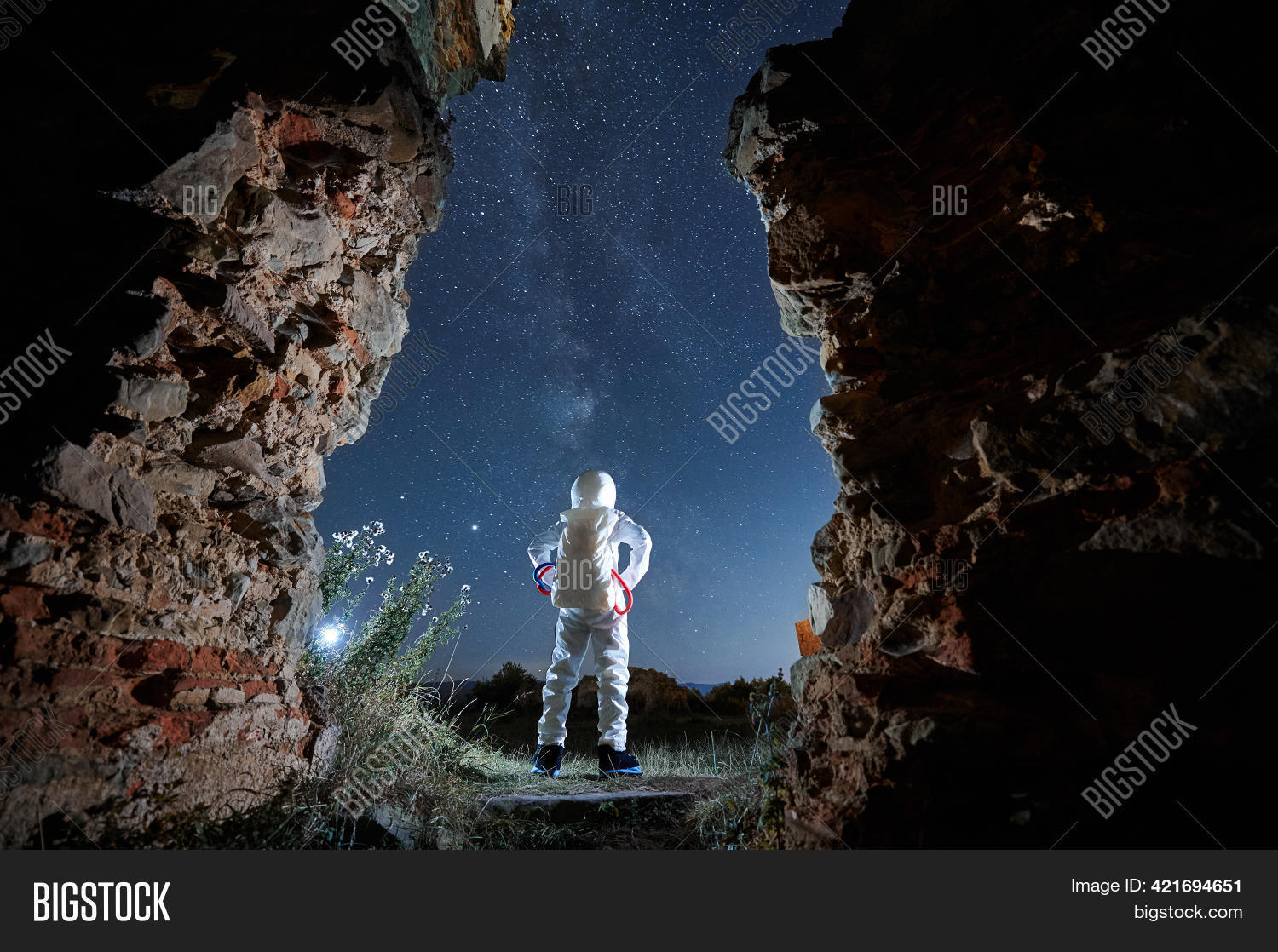 Back View Spaceman Image & Photo (Free Trial) | Bigstock