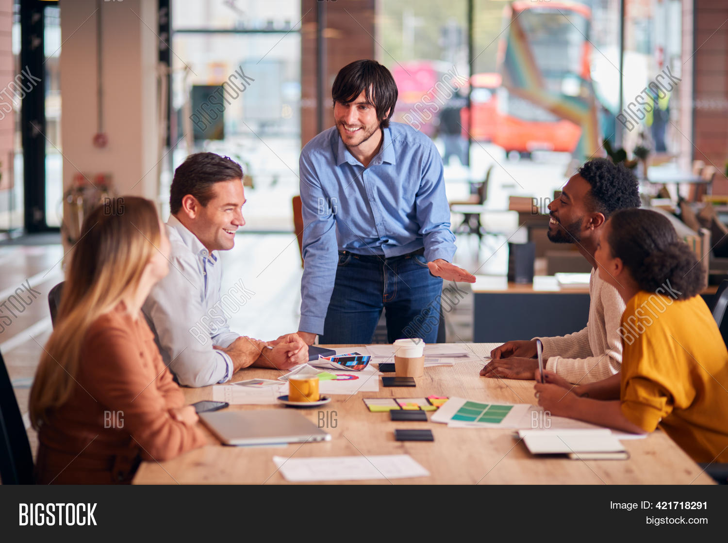 Businessman Giving Image & Photo (Free Trial) | Bigstock