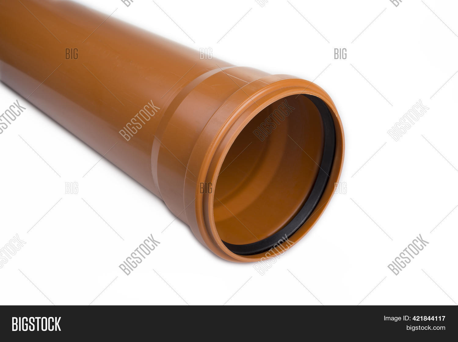 Plastic Sewer Pipe On Image & Photo (Free Trial) | Bigstock