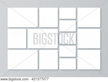 Photo Collage Grid. Vector & Photo (Free Trial) | Bigstock