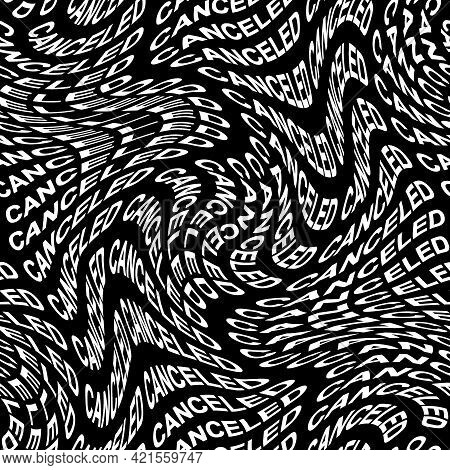 Canceled Word Warped, Image & Photo (Free Trial) | Bigstock