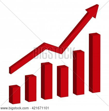 Graph Increase Report Vector & Photo (Free Trial) | Bigstock