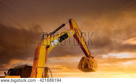 Backhoe Working By Image & Photo (Free Trial) | Bigstock