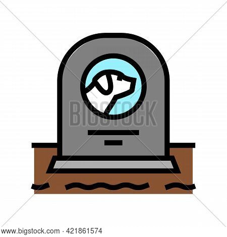 Dog Dead Pet Monument Vector & Photo (Free Trial) | Bigstock