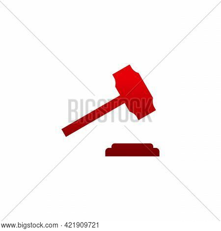 Law Hammer Logo Vector & Photo (Free Trial) | Bigstock